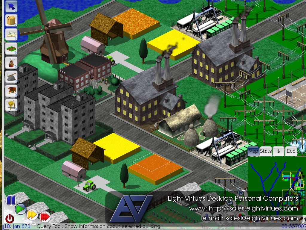 seddemás: LINCITY-NG. CONSTRUIR UNA CIUDAD