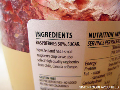 Simon Food Favourites: Jam: Anathoth vs Weight Watchers (8 August 2009)