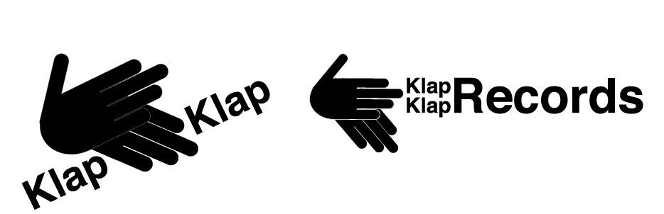 Design Practice: Klap Klap Records logo development.