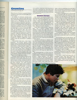 John P.'s blog: Joe Dante and Mike Finnell on "Gremlins"