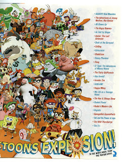 John P.'s blog: Nicktoons trivia and poster with all characters