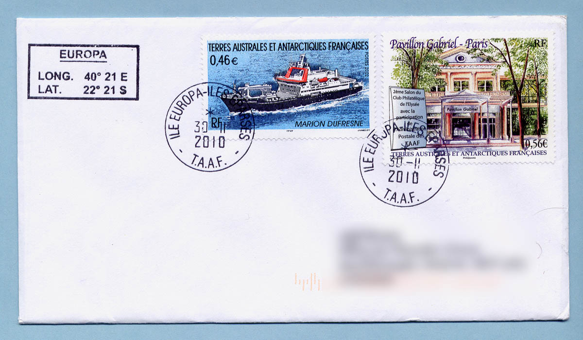 My Stamp Stuff: TAAF Cover - Europa