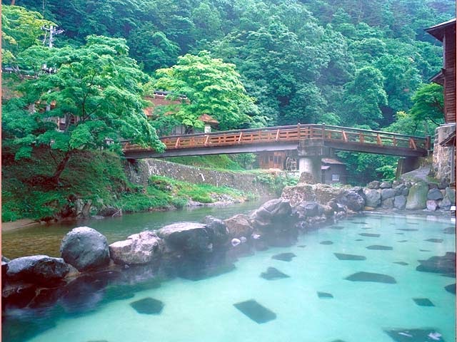 Memorable hot springs "Osawa onsen" in Hanamaki