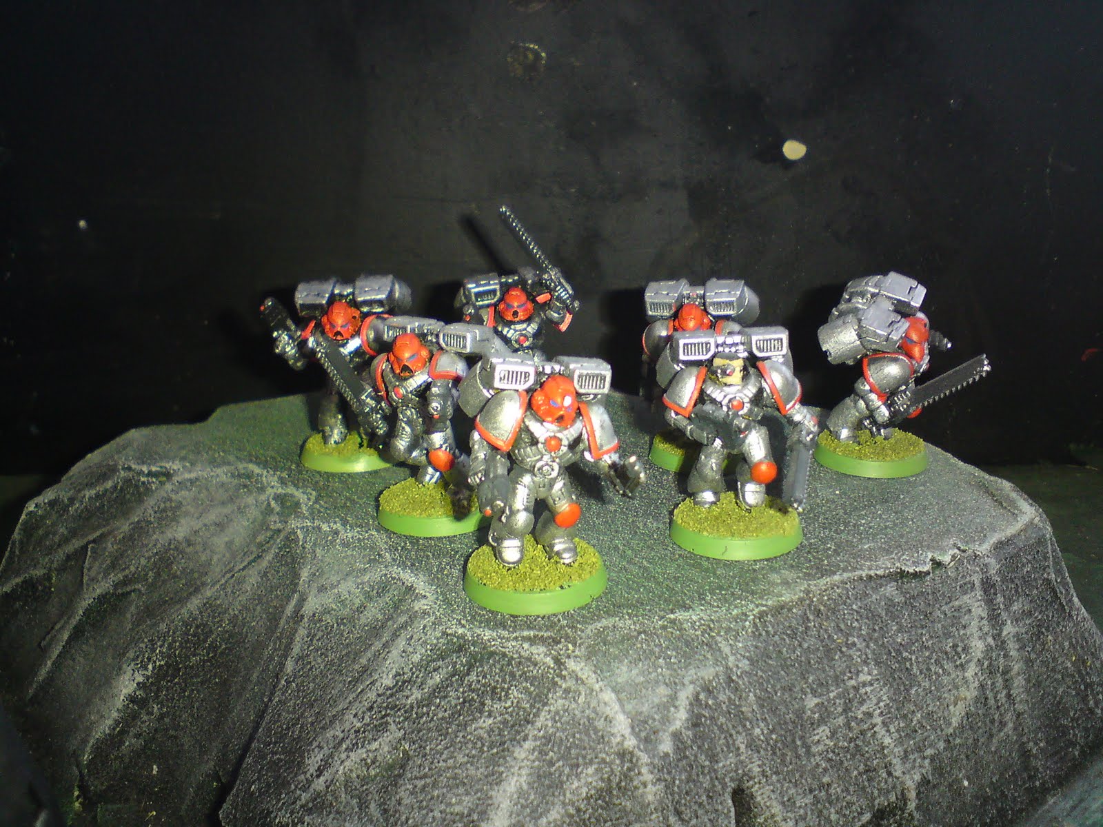 Musings of the Mentalist: 40K Showcase- Silver Ghosts Space Marines