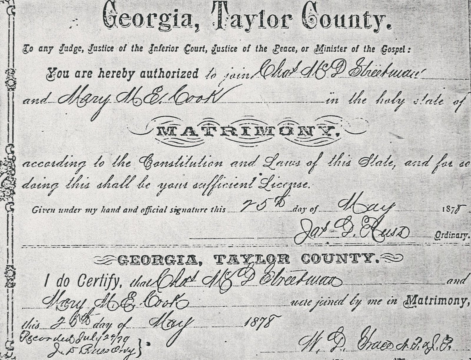 My Family History: Streetman, Willis, Williams, Luce and others ...