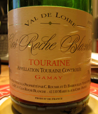 Jim's Loire: 1996 Touraine Gamay Clos Roche Blanche