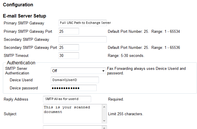 Corylus: Configuring Scan to Email and Scan to SMB on a #Lexmark C782