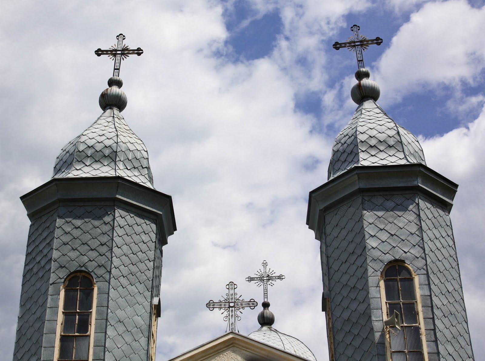 Desene cu lumina: Biserica Greci, Jud. Tulcea