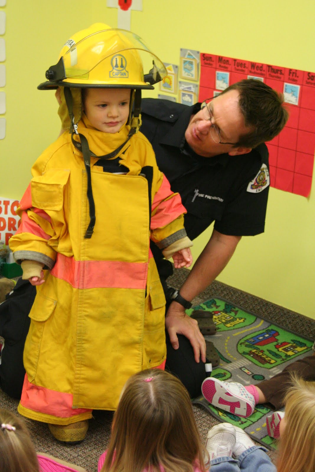 Little Lambs Christian Preschool: Fireman