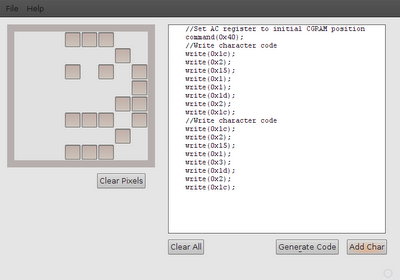 Hackinglab News: LCD character Generator