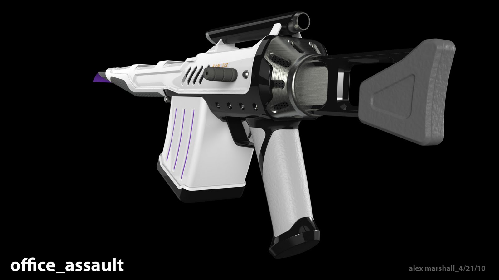 Alex Marshall: office_assualt: Sticky note gun