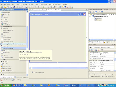 El rincón del .NET: Menús y Barras de Herramientas en Visual Studio ...