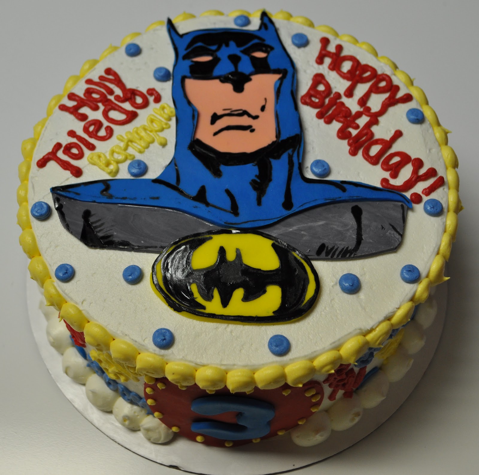 Leah's Sweet Treats: Batman Cake
