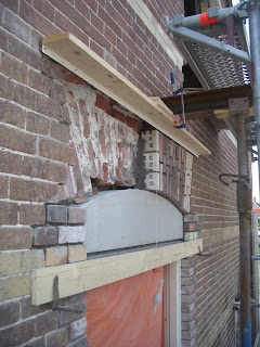 Vlierdenseweg 190: Getoogde rollaag maken, een heel gepuzzel!