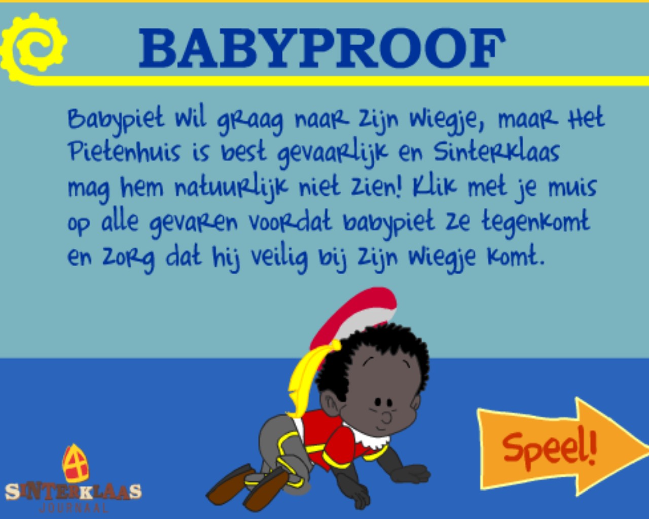 sint en pietjes: Speel met de Baby Piet
