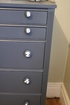 Lather. Write. Repeat.: Before and After: Max's Nautical Navy Dresser