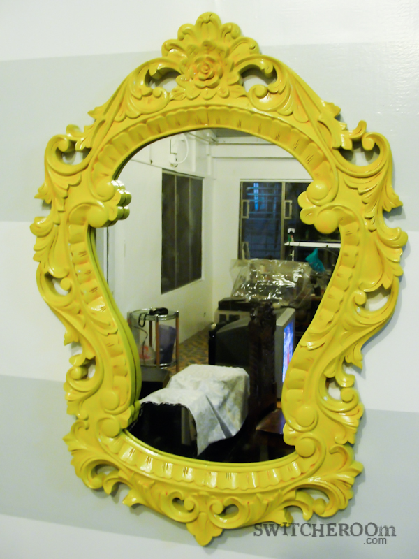 Decor me Happy by Elle Uy: (Yellow) mirror mirror hanging on the ...