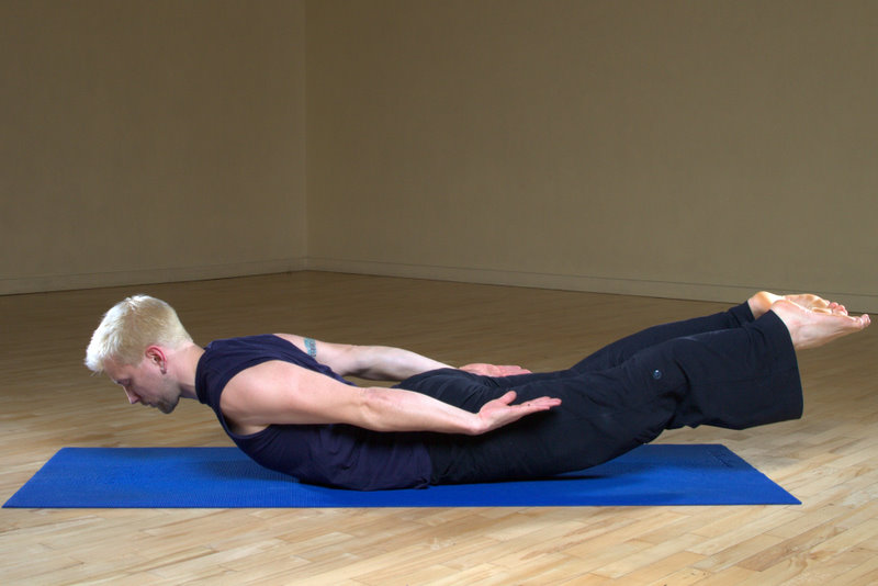 YOGA STRETCHES: LOCUST POSE