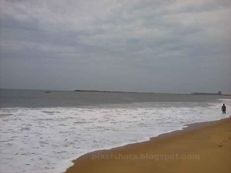 Kollam Beach Monsoon Season Photos-South Kerala Beaches|Pixelshots