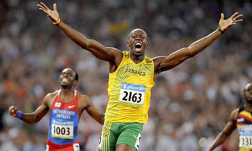 Fastest Man in the World Usain Bolt 100m with 9.58s