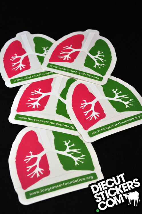 DIECUTSTICKERS.COM | BLOG: Lung Cancer Foundation