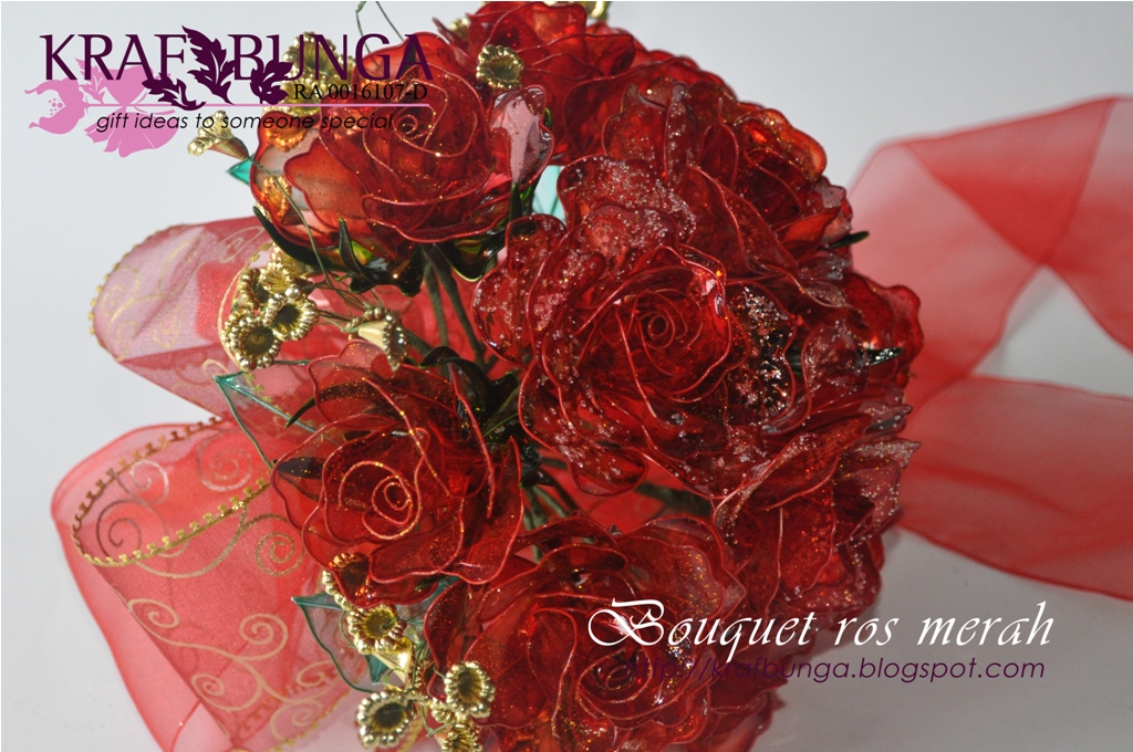krafbunga: bouquet ros merah