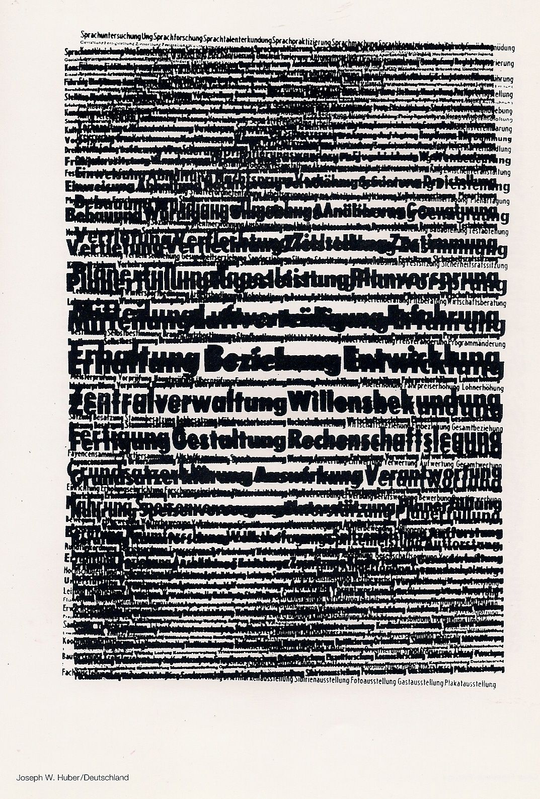 Hommage to Joseph W. Huber .(1951-2002)