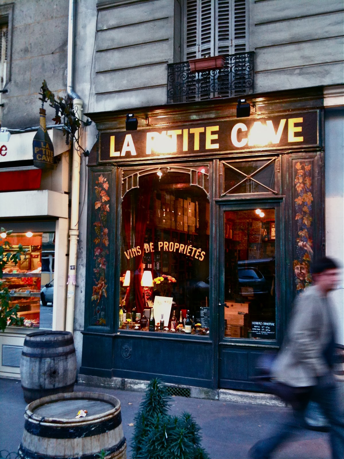 not drinking poison in paris: natural enough: la p'tite cave, 75013