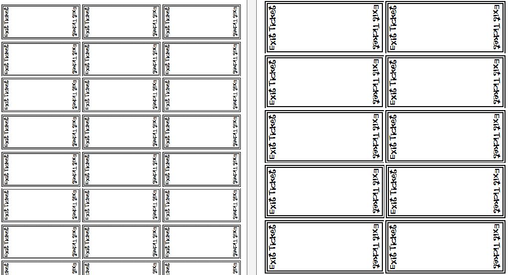 K-2 is Splendid!: Exit Slips