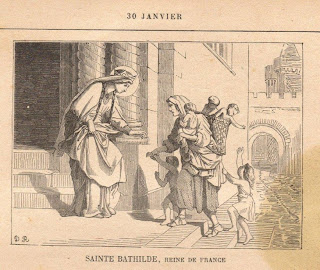 ICONOGRAPHIE CHRÉTIENNE: Sainte BATHILDE ou MATHILDE, reine, moniale et ...