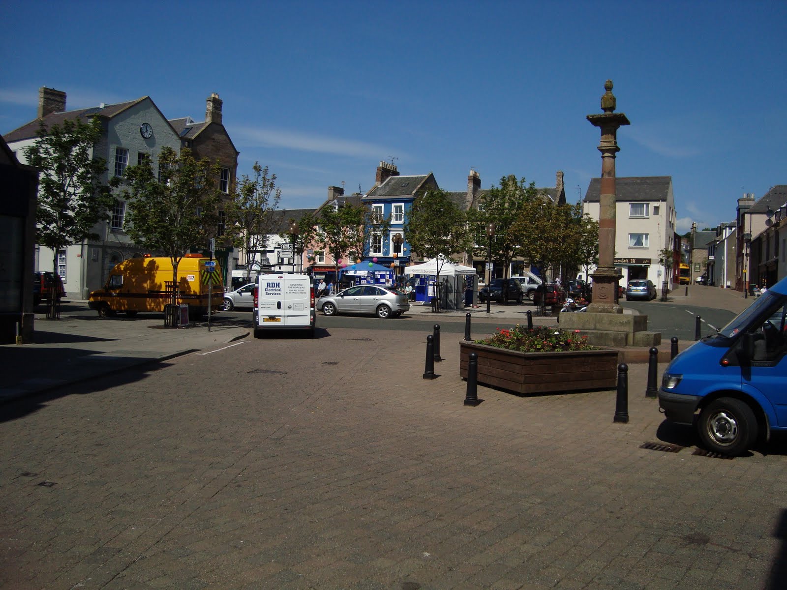 Tour Scottish Borders: Duns Town Centre