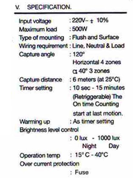 JIMSTORE: Broco motion sensor - Clearance sale