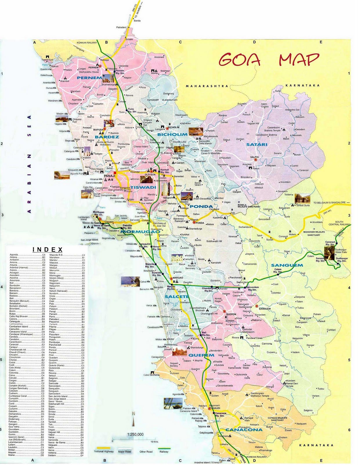 Valpoi (Old Niz Goenkar Backup): Goa Map