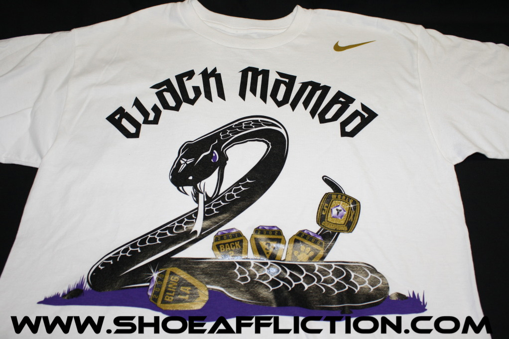 ShoeAffliction: 5 RINGS BLACK MAMBA SHIRT