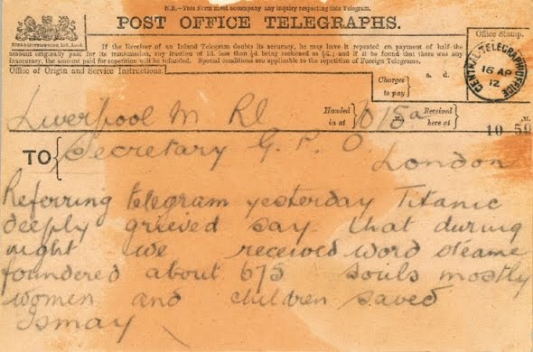Propnomicon: 1912 British Postal Telegram