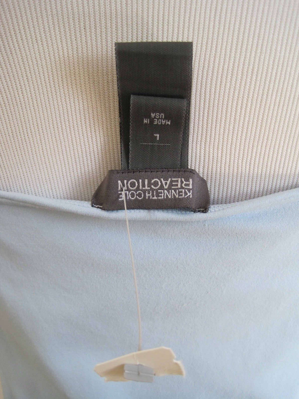 Morris & Lucy's closet: Kenneth Cole NEW with tag Baby Blue work out top