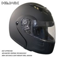 HAWK Open Face Motorcycle Helmet