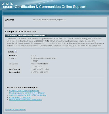 Cisco Certified Network Professional [CCNP]: Revised CCNP Certification
