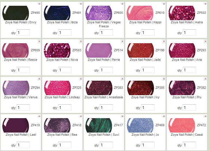 Makeup & Beauty | Jeweled Thumb: Zoya Exchange Haul