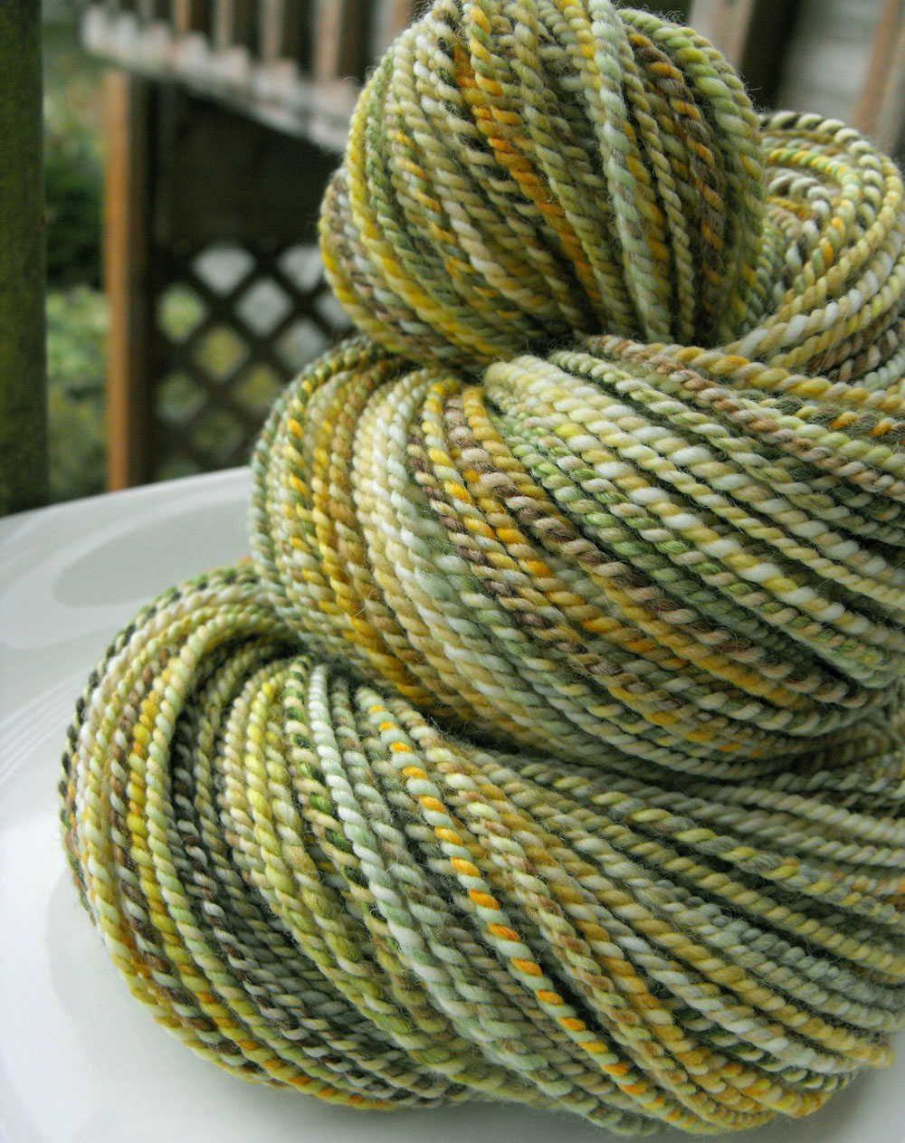 Green Means Go – Handspun SW Merino yarn | dummy blog