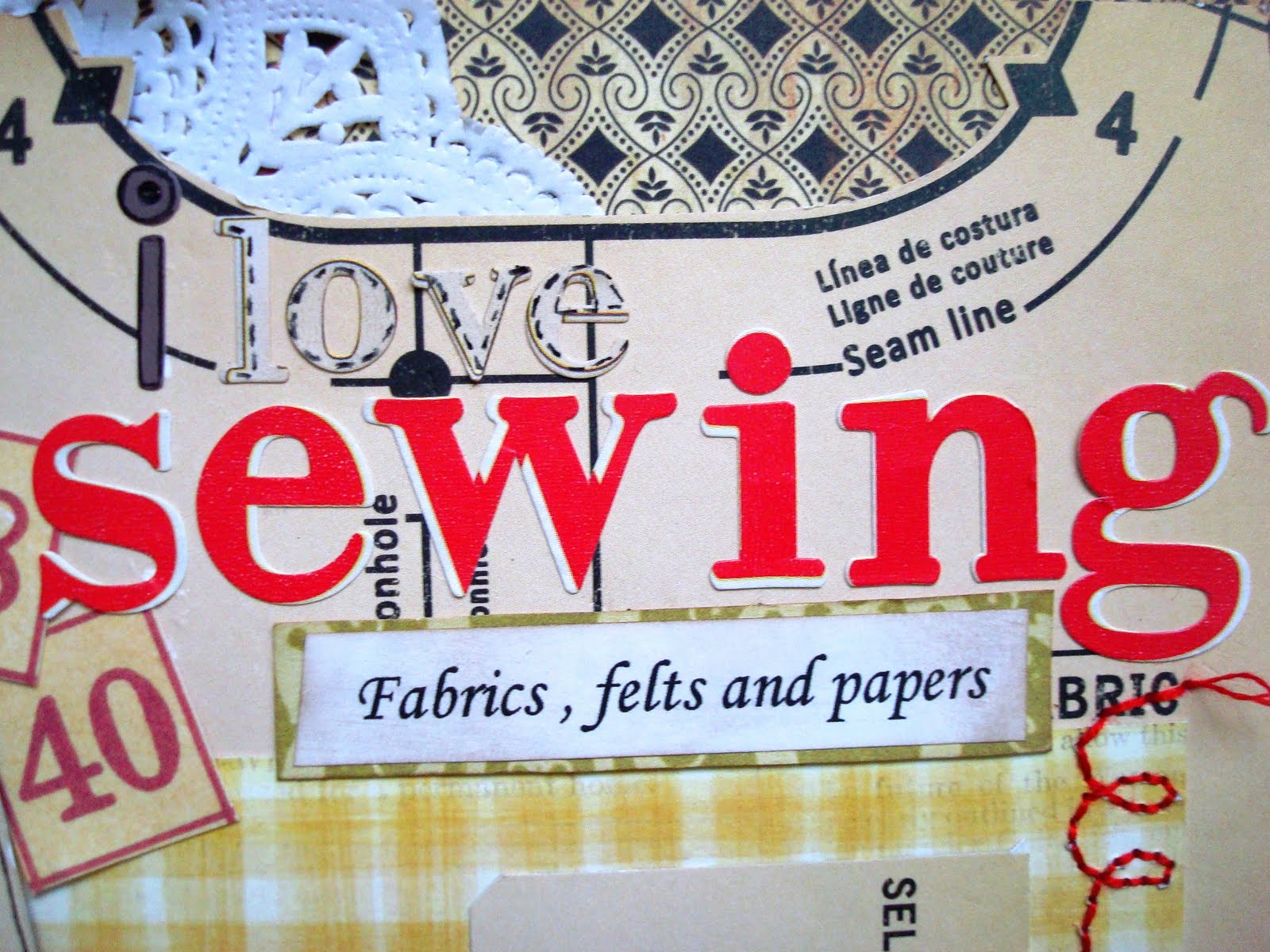 By Tania Martyns : I love to sew