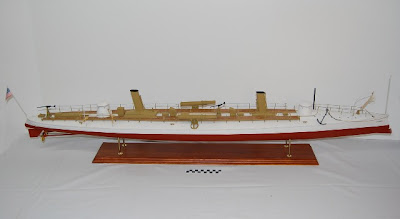 Artifact Spotlight: Model of USS CUSHING, First Ocean-Going Torpedo Boat