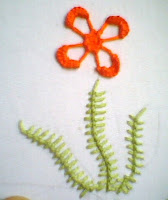 SONIE'S Embroidery World: KNOTTED LOOP STITCH