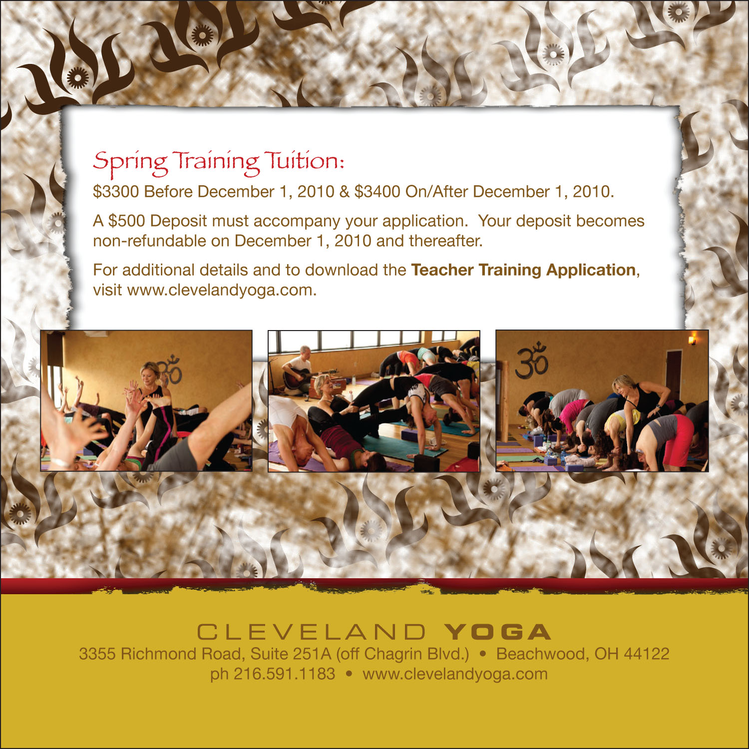 Cleveland Yoga Teacher Training Postcard | inkberry design studio