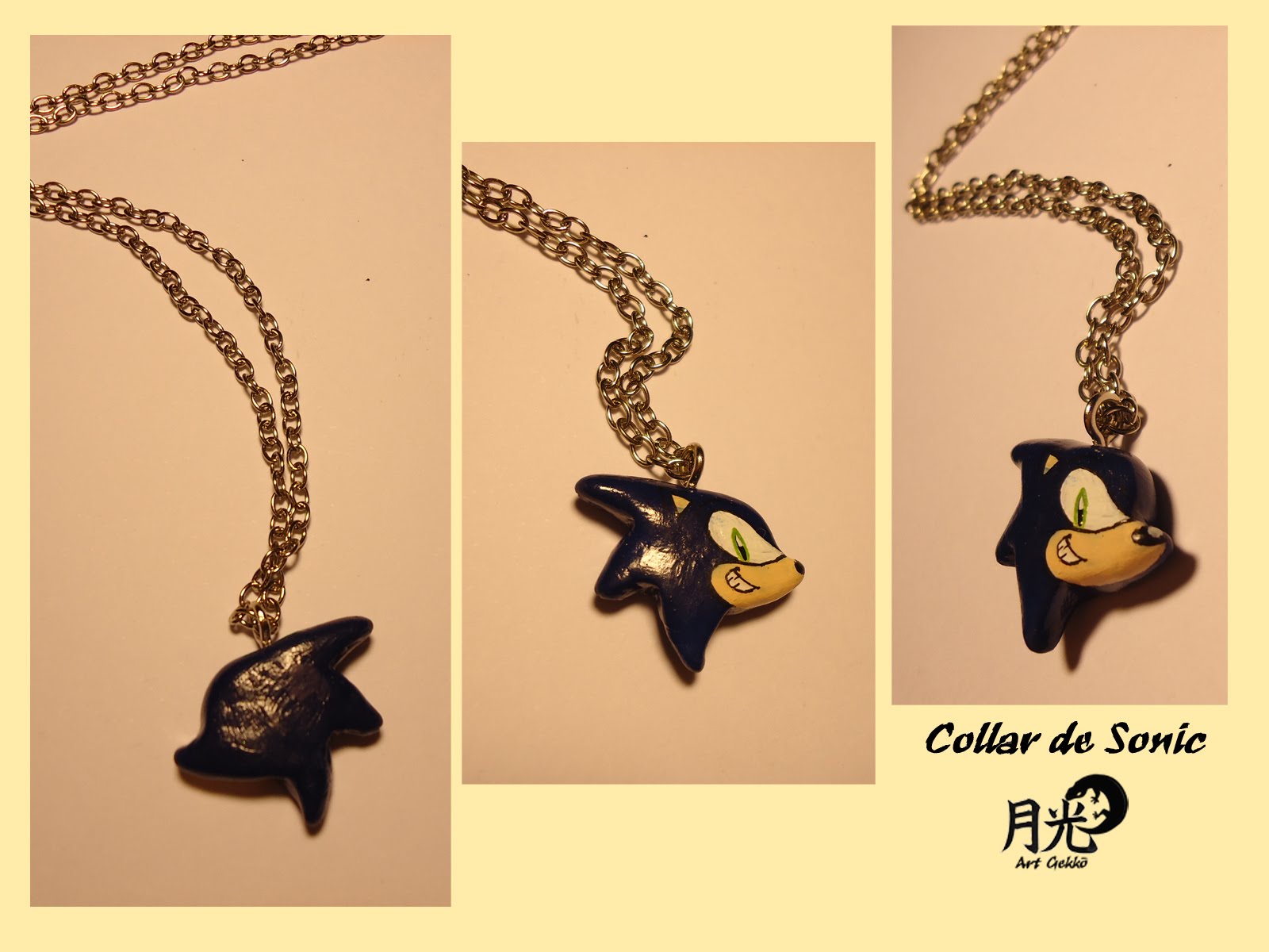 Art Gekkō 月光: Colgante de Sonic