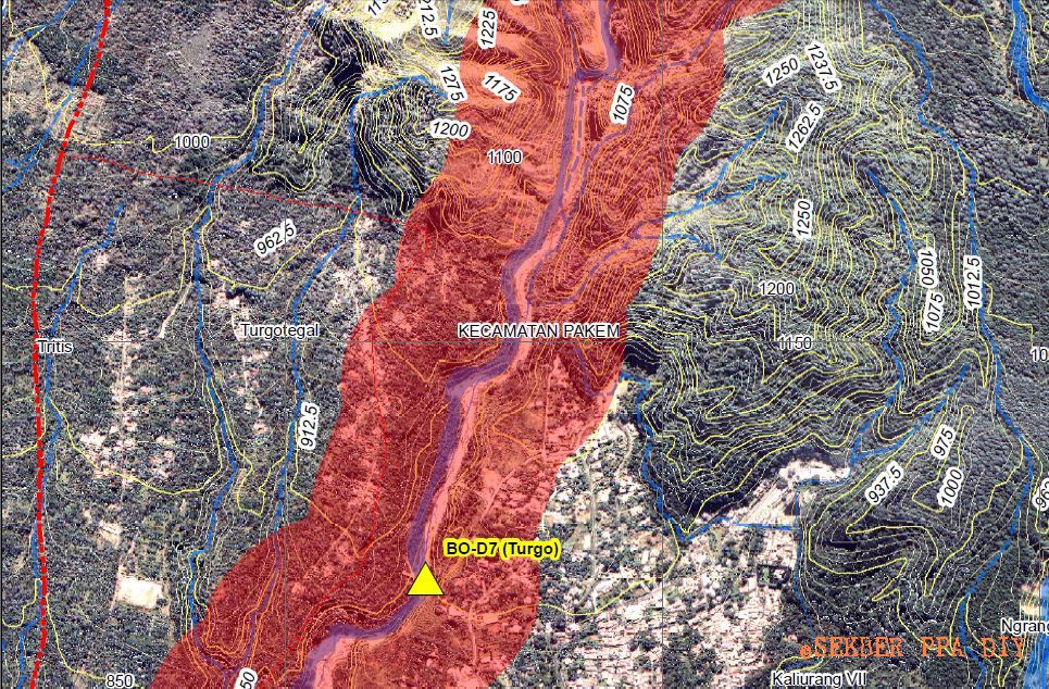 Kabar Sungai: Peta Udara Kali Boyong - Code (Turgo - Kaliurang)