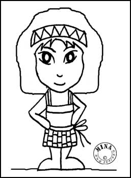 Waka Maori Coloring Pages Coloring Pages