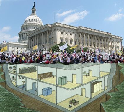 Op-Toons: Members of Congress to Spend Recess in Constituent-Proof Bunker