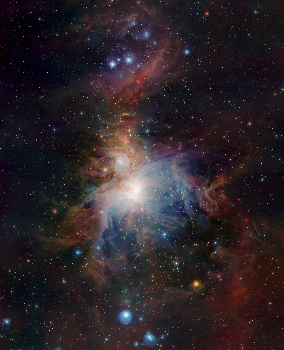 The Large Picture Blog: VISTA's Visible And Infrared View Of The Orion ...