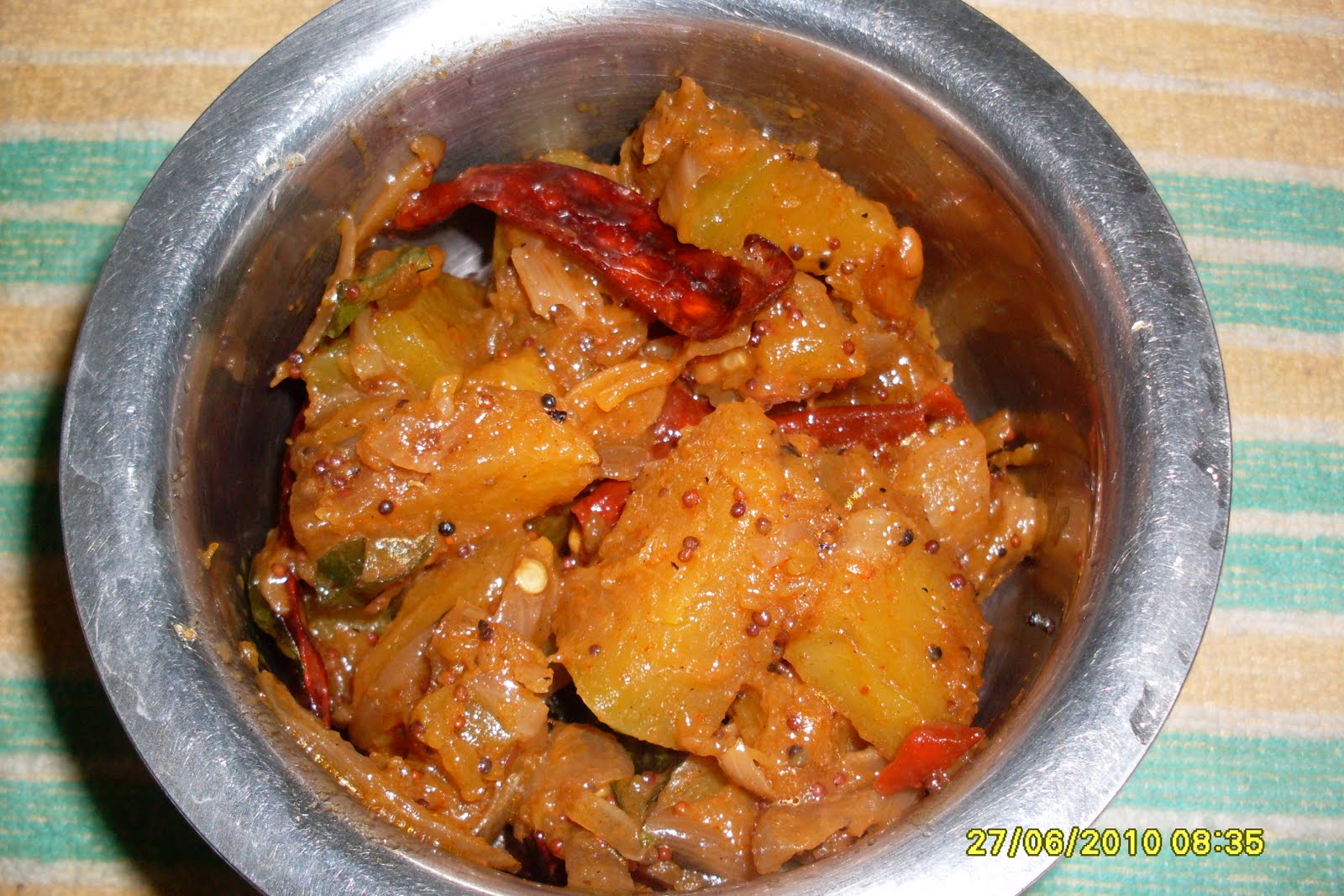 PASSION4COOKING: Parangikai Poriyal